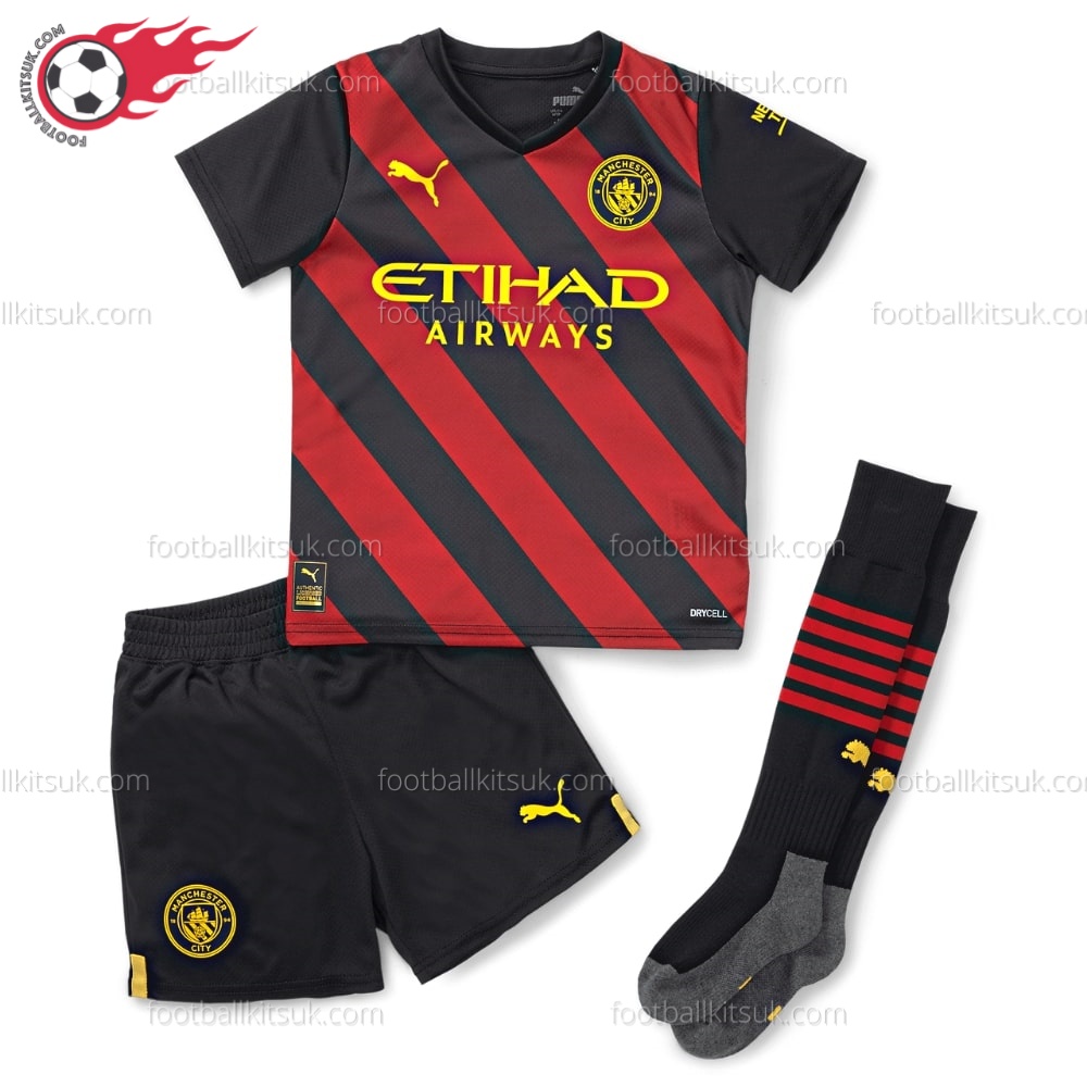 Man City Away Kids Grealish Printed 2022/23 | Football Kits Uk